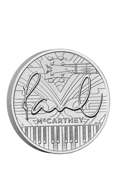 PAUL MCCARTNEY UK £5 Uncirculated Coin - Royal Mint - Sealed £20.49 ...