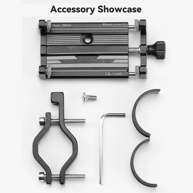 360° ROTATION COMPATIBLE With Smartphones Double-screw Solid Base For ...