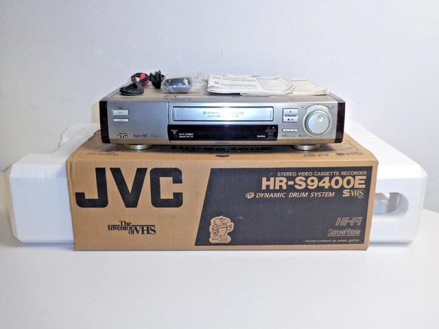 JVC HR-S9400E HIGH-END S-VHS Videorecorder, OVP&NEU, 2 Jahre Garantie EUR 1.499,99 - PicClick DE