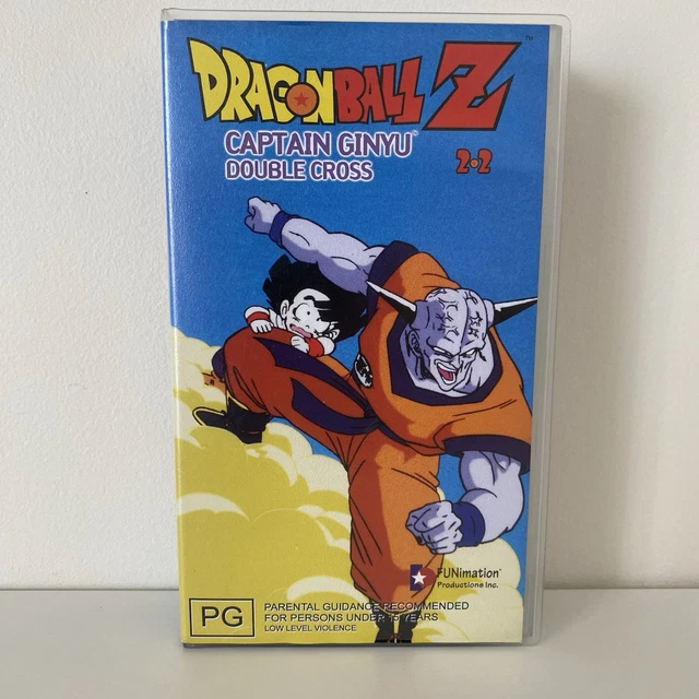 DRAGON BALL Z VHS Tape Captain Ginyu Double Cross English Vintage 1999 ...