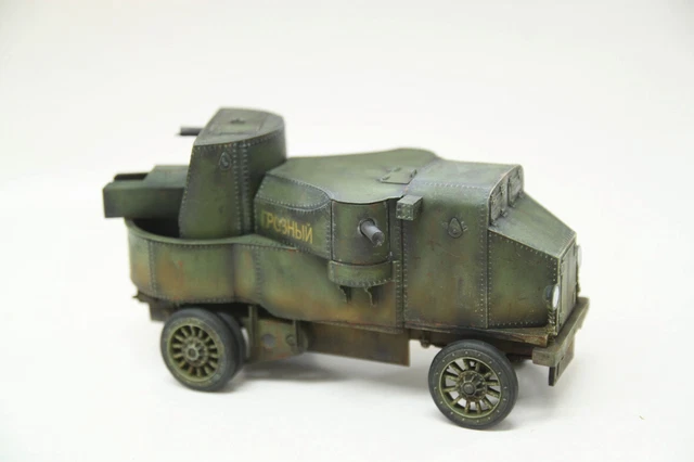 1:35 PANZER MODELL Garford-Putilov WWI Russian armored car Resin gebaut ...