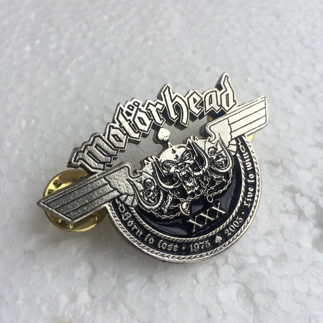 VINTAGE LEMMY, MOTORHEAD Pin Badges, Rock, Hells Angels, Alchemy, Rox ...
