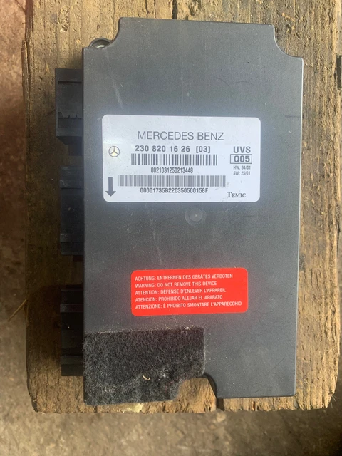 MERCEDES BENZ R230 SL Roof Controller ECU Module 2308201626 £90.00 ...
