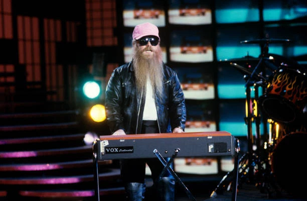 BILLY GIBBONS FRANK Beard Dusty Hill Zz Top In Augsburg 1986 Old Photo ...
