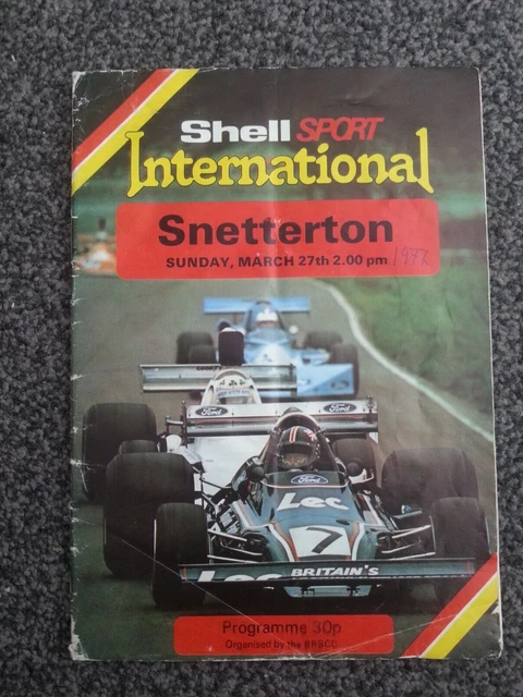 BRIAN MCGUIRE, GALICA, MUSETTI, BELSO etc SIGNED 1972 PROGRAMME F1 ...