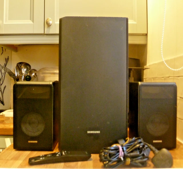 SAMSUNG PS-KW-1 SUBWOOFER & 2 x PSW-KW1 Speakers Surround Sound ...