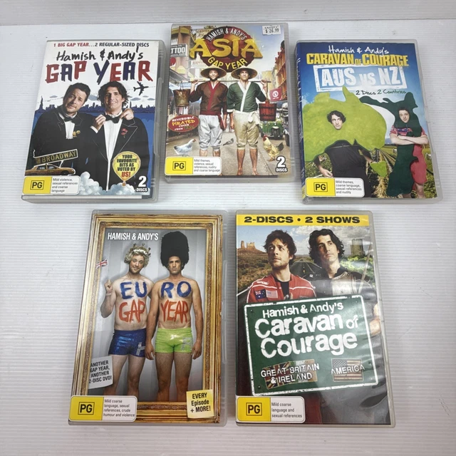HAMISH AND ANDY DVD Bundle x5 Pal Region 4 Asia Aus Nz Euro $24.65 ...