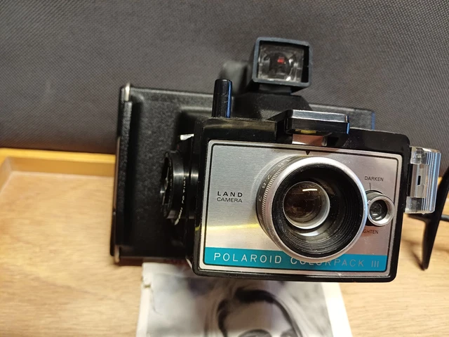 ANCIEN APPAREIL PHOTO POLAROID COLORPACK III Land Camera - complet et ...