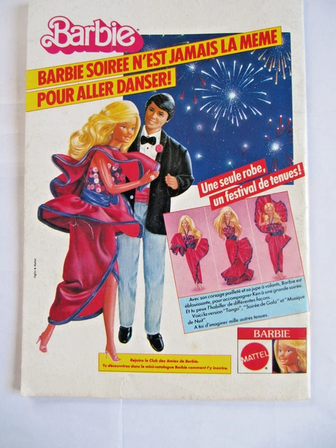 LE JOURNAL DE Barbie n°3 mensuel 1984 mattel jouets euredif livre ...