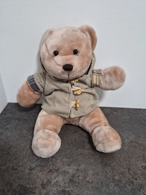 PMS SOFT 30CM Teddy bear Plush Toy With Beige Corduroy Coat £14.95 ...