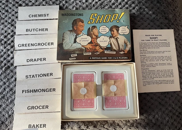 SHOP GAME 1970 Vintage Waddingtons £8.66 - PicClick UK