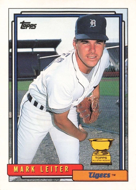 CARTE DE BASEBALL Mark Leiter Detroit Tigers 1992 Topps #537 EUR 2,76 ...