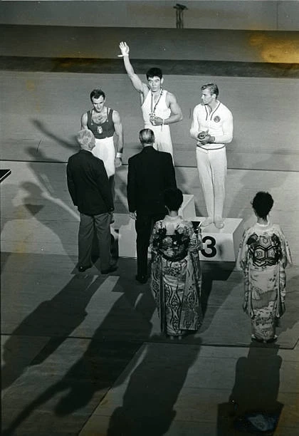 SILVER MEDALIST FRANCO Menichelli Of Italy, Gold Medalist Takuj 1964 ...