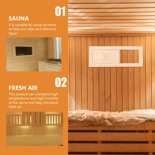 WOODEN JJIMJILBANG BLINDS Steam Room Ventilation Plate Sauna Louvers £12.88 - PicClick UK