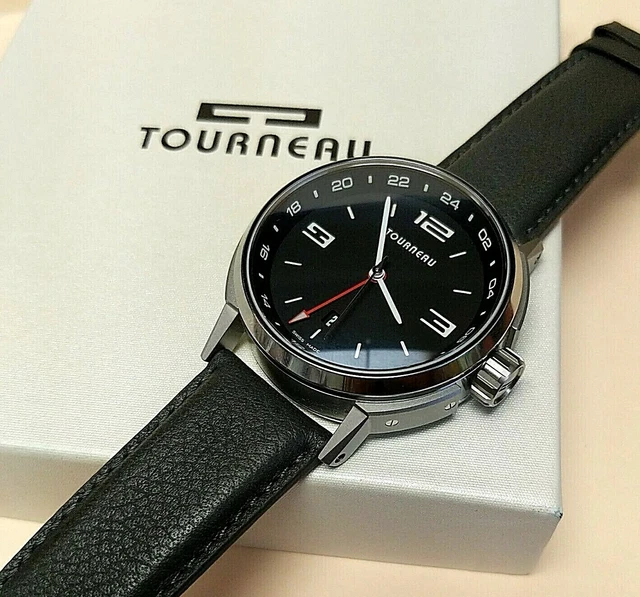 TOURNEAU MEN'S SWISS Made TNY Automatic GMT Watch w/ ETA 2893 EUR 396 ...