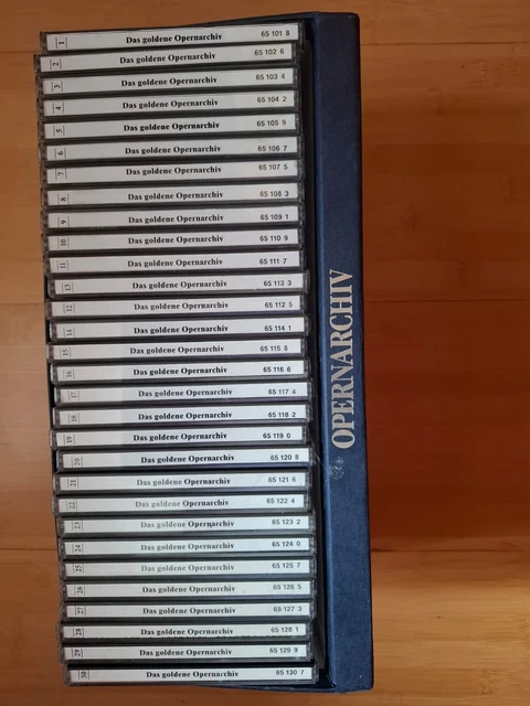 DAS GOLDENE OPERNARCHIV CD Sammlung Nr. 1 bis 30, mit Archivbox EUR 10 ...