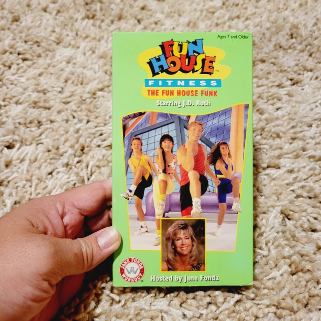 FUN HOUSE FITNESS The Fun House Funk VHS 1991 JD Roth Jane Fonda ...