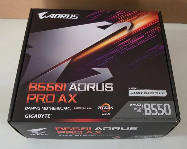 GIGABYTE B550I AORUS PRO AX Mini-ITX Socket AM4 Motherboard £109.99 - PicClick UK