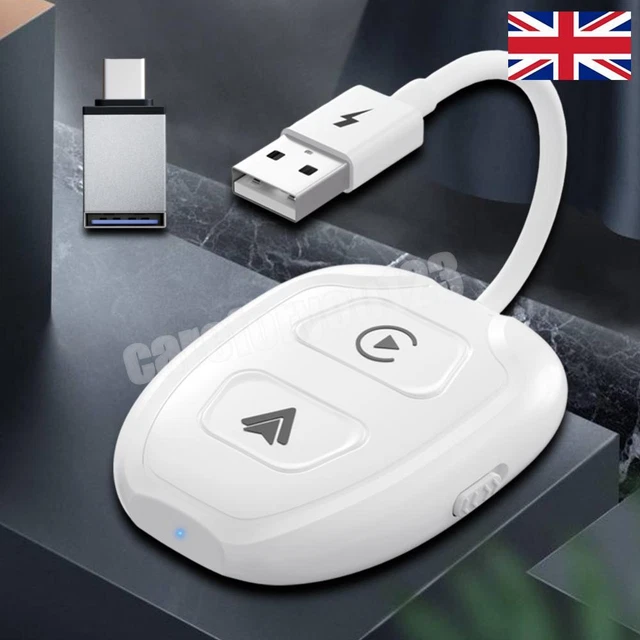 DONGLE CABLATO A wireless CarPlay Android Auto 5G WIFI Plug and Play ...