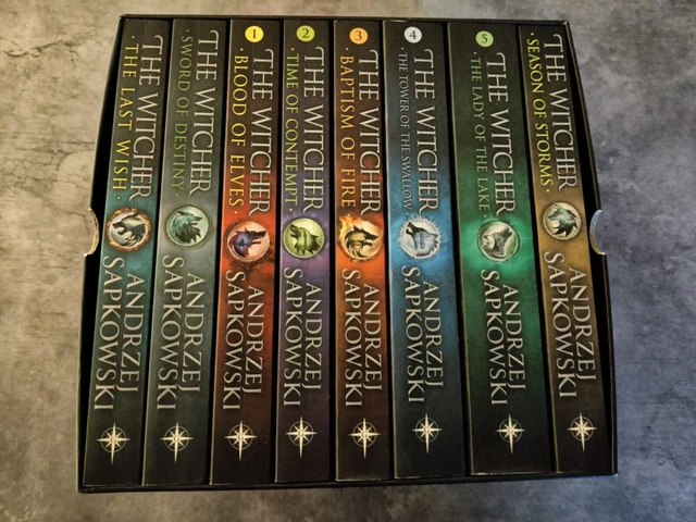 THE WITCHER SERIES - 8-Book Collection Set by Andrzej Sapkowski £41.00 - PicClick UK