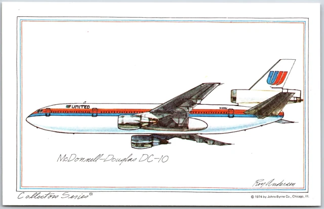 AIRPLANE MCDONNELL-DOUGLAS DC-10 300 Passengers Gen Electric CF6 Engine ...