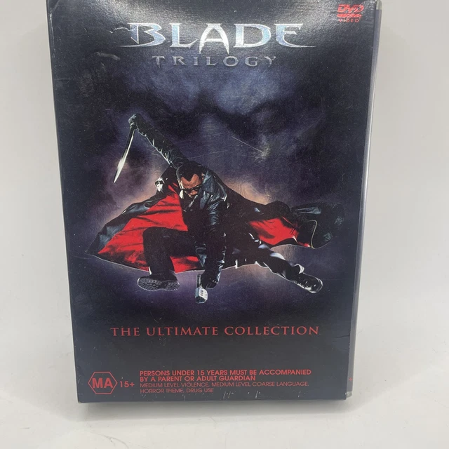 BLADE DVD TRILOGY Ultimate Collection Box Set Vampire Horror Action Sci ...