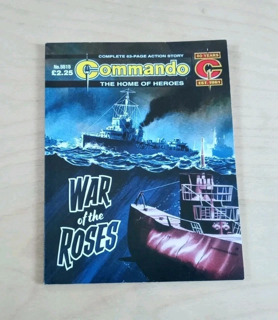 COMMANDO COMIC~WAR OF The Roses (5515) 60 Years £4.50 - PicClick UK