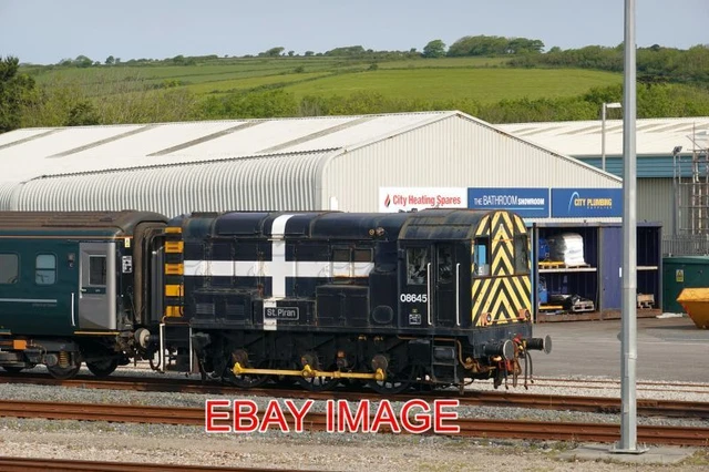 PHOTO CLASS 08 Shunter 08645 At Long Rock Depot Penzance £1.85 ...