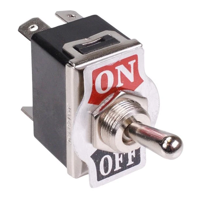 ON-OFF STANDARD TOGGLE Switch DPST 15A 250VAC $28.11 - PicClick AU