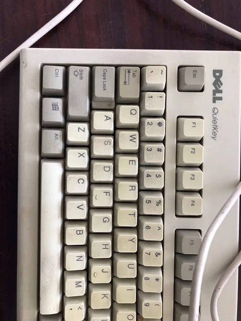 DELL KEYBOARD MODEL SK-1000REW Quietkey Wired Vintage $29.00 - PicClick CA