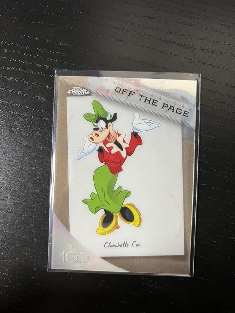 TOPPS CHROME 23 - Clarabelle Cow Off The Page - Disney 100 #OTP-4 EUR 6 ...