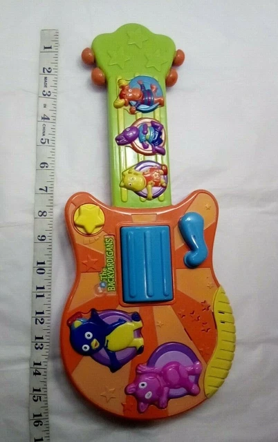 THE BACKYARDIGANS MUSICAL Singing Guitar Toy 2011 Mattel Nickelodeon ...