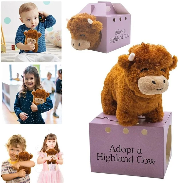 REALISTIC HIGHLAND COW Legend Plushie Plush Toy Stuffed Animal Doll £17 ...