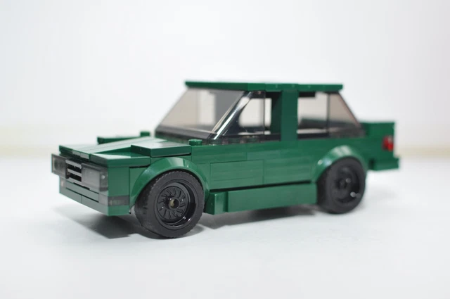 GREEN JETTA MK3 Custom MOC VW Model Compatible and Built with Real LEGO ...