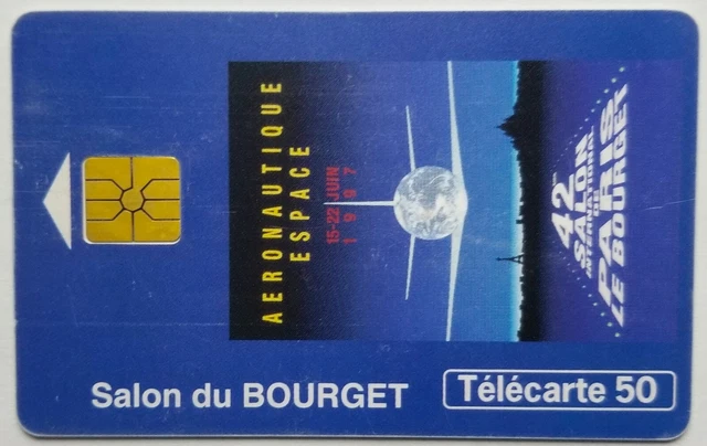 TÉLÉCARTE 50 - Carte Téléphonique - Salon du Bourget - Collection EUR 1,10 - PicClick FR