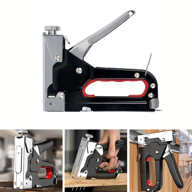 HEAVY DUTY TACKER Staplers Upholstery Stapler for Formwork Fixing Wood ...