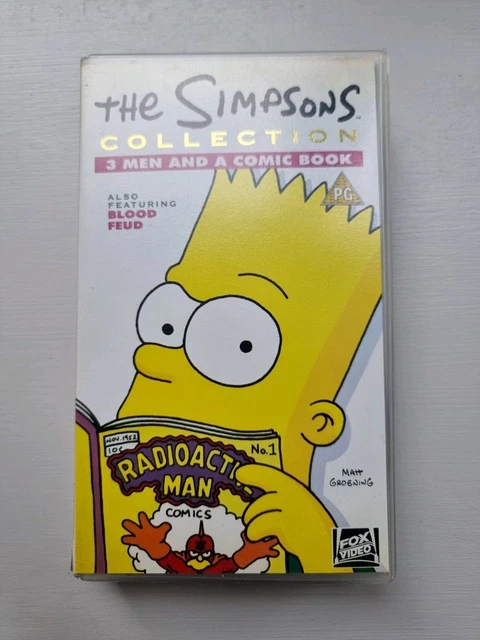 THE SIMPSONS COLLECTION 3 Three Men and a Comic Book Blood Feud (VHS/SH ...