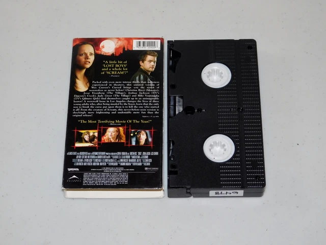 CURSED VHS TAPE 2005 Uncensored Wes Craven Christina Ricci Canadian $47 ...