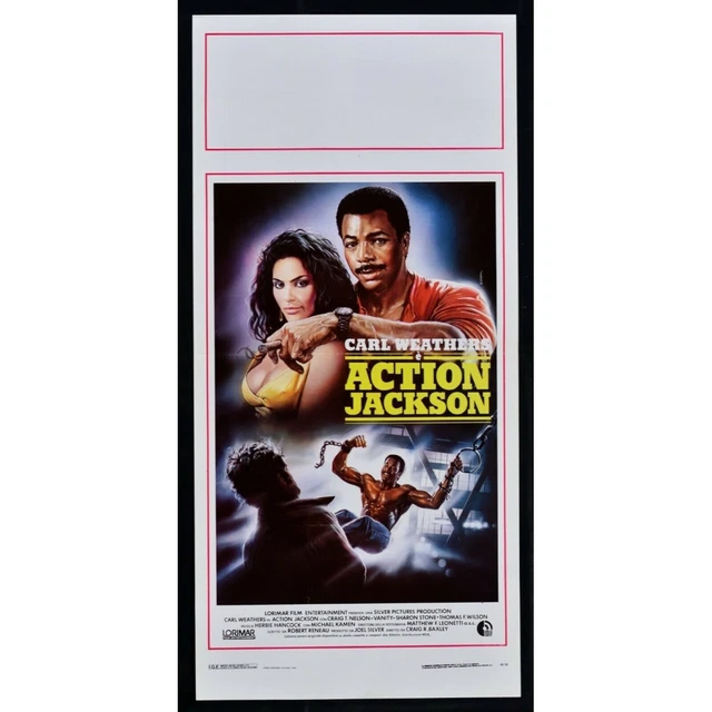 AFFICHE ACTION JACKSON Carl Weathears Sharon Stone Baxley Wilson Vanity ...