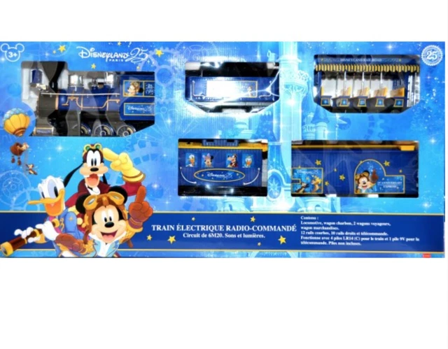 DISNEYLAND PARIS 25TH Anniversary train Set Brand New Disney Christmas ...