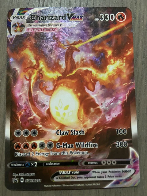 CHARIZARD VMAX SWSH261 Pokemon Charizard UPC Ultra Premium Collection ...
