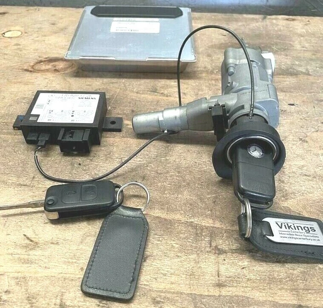 MERCEDES R170 SLK 230 Auto 2001 Ecu & Immobiliser Kit & 2 Keys ...