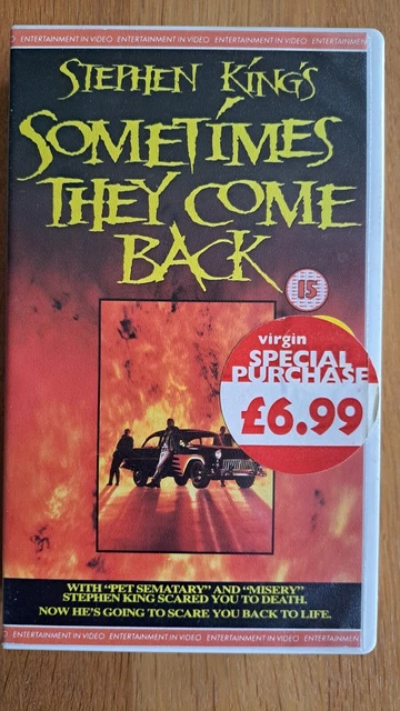 STEPHEN KINGS SOMETIMES They Come Back VHS Vintage Classic Horror EUR ...
