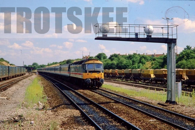 35MM SLIDE BR British Rail Diesel Loco 47803 Class 47 Bristol 1989 ...