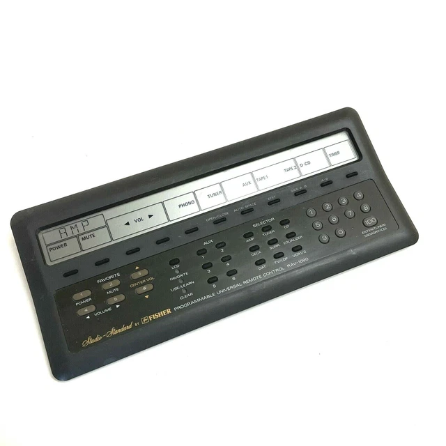 FISHER RAV-1090 STUDIO Standard Programmable Universal Remote Control ...