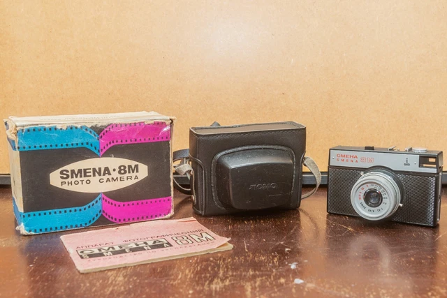 FOTOCAMERA ANALOGICA SMENA 8M Lomo URSS CCCP Unione Sovietica macchina ...