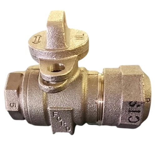 FORD METER BRASS Locking Curb Stop 1" QL CTS x FIPT-B61-444-W-Q-NL $96. ...