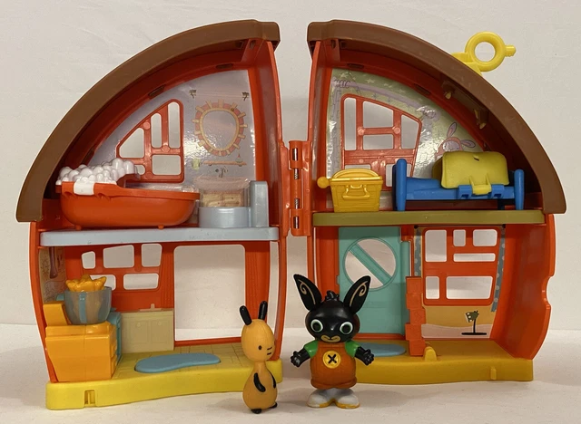 CBEEBIES BING BUNNY House Playset With Bing And Flop Figures £19.00 ...