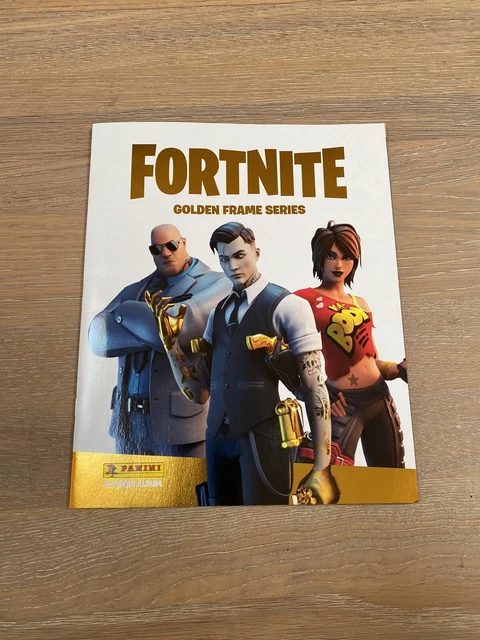 PANINI FORTNITE GOLDEN Frame Series Sticker Album + 6 Free stickers £3. ...