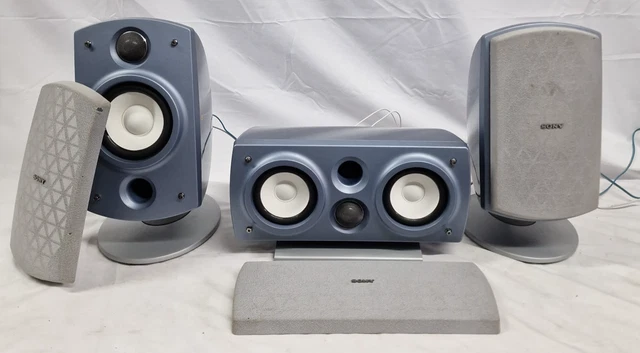 SONY SS-LAC305ED CENTRE Speaker & 2X Sony SS-LA300ED Satellite Speakers ...
